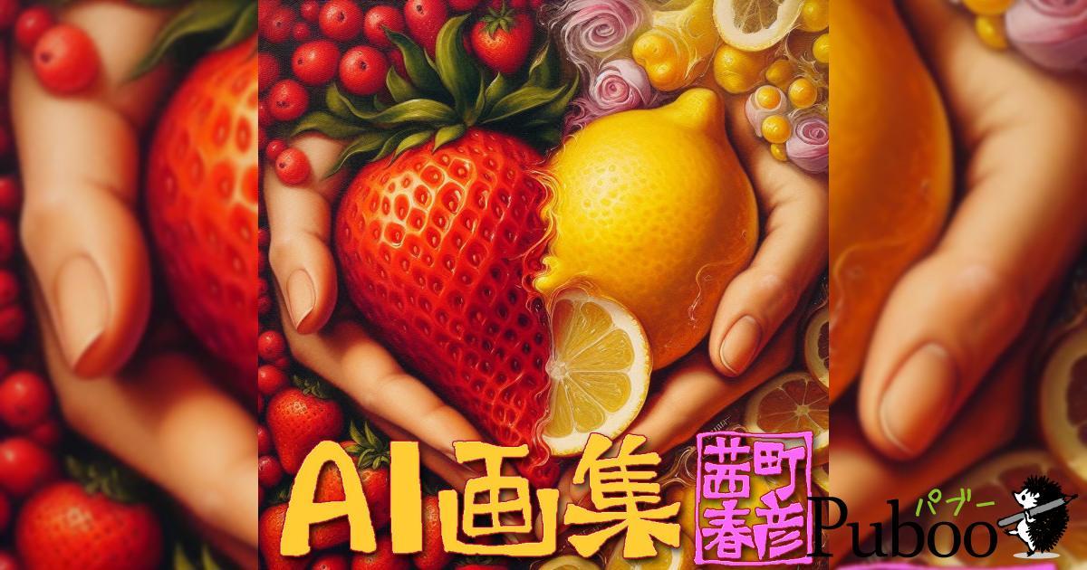 AI画集063 ポエム de イチゴとレモン ＠Bing＋プロンプト｜ パブー｜電子書籍作成・販売プラットフォーム